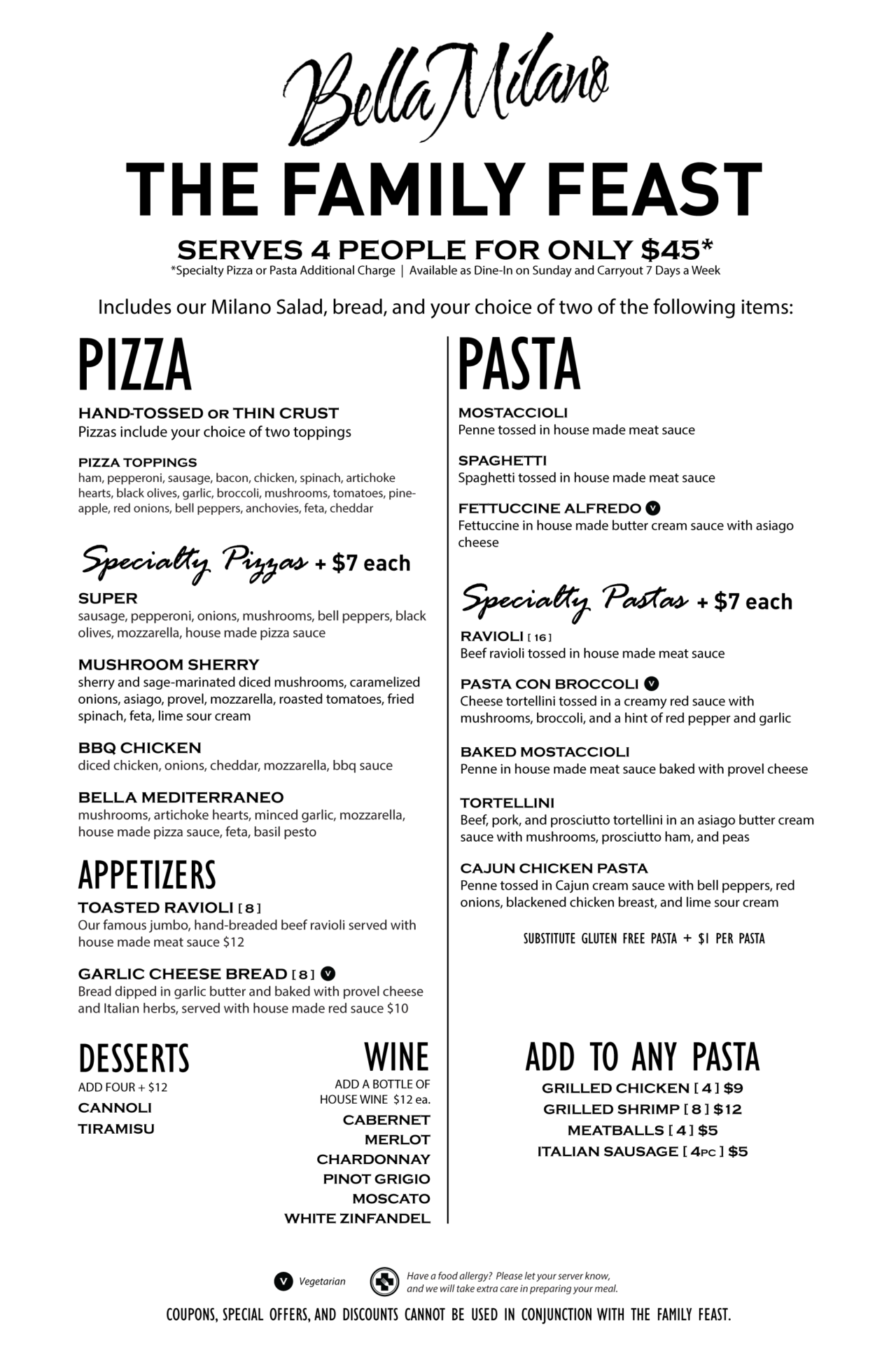 Family Feast | Bella Milano